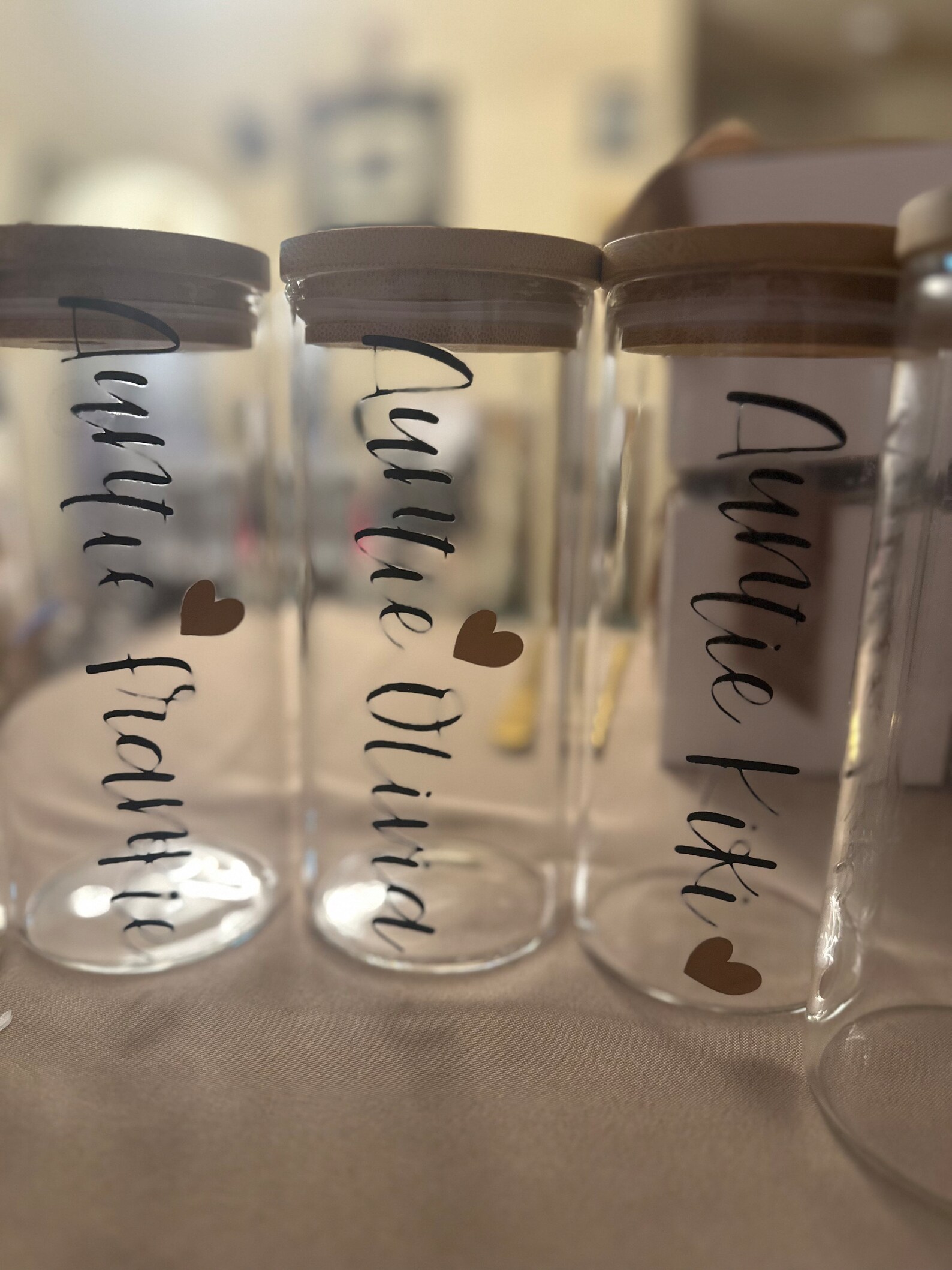 Glass Tumblr | Custom Glass Tumblr | Personalized Ice Coffee Cup - Etsy