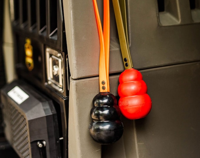 Kong Toy With Biothane Loop, Tug Toy, Ball Tug, K9 Reward, K9 Tug - Etsy