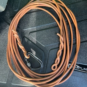 Leather K9 Tracking Lead, K9 Long Line, Tracking Line - Etsy