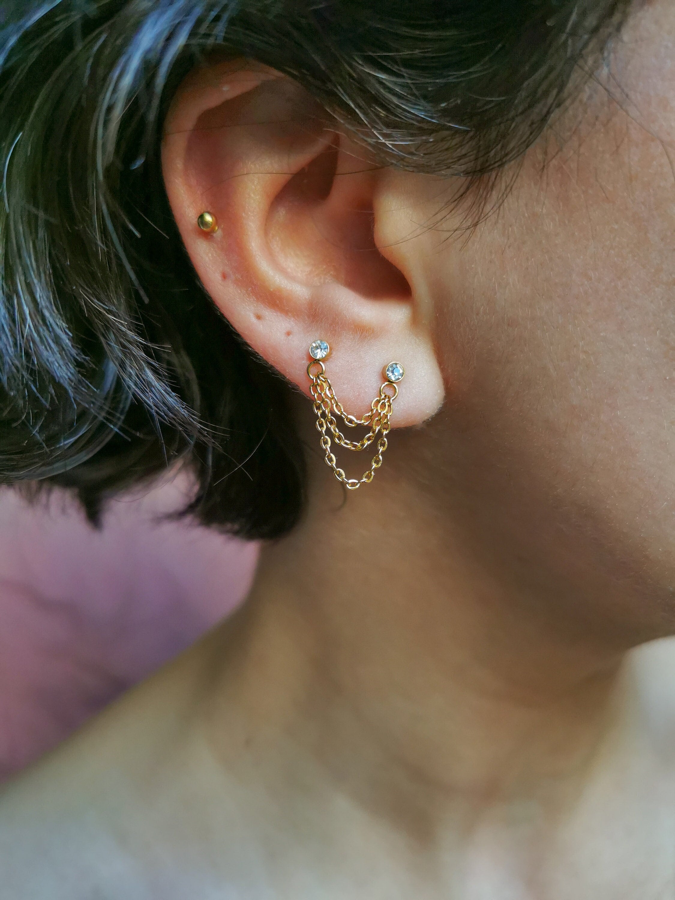 Double Ear Piercing Ideas
