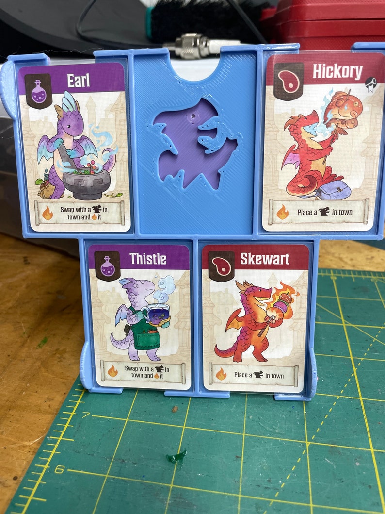 Flamecraft Park Dragon Card Tray Holder Board Games Gaming Accessories ...