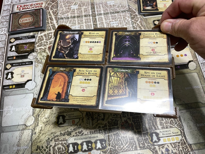 Lords of Waterdeep Quest Card Holder - Etsy