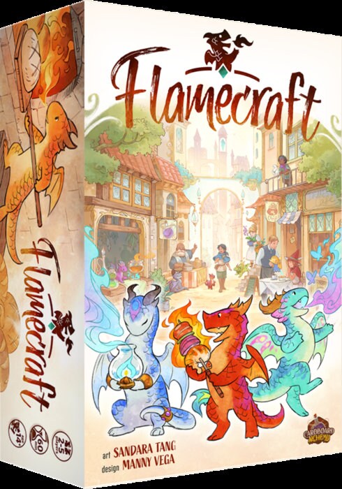 Flamecraft Park Dragon Card Tray Holder Board Games Gaming Accessories ...