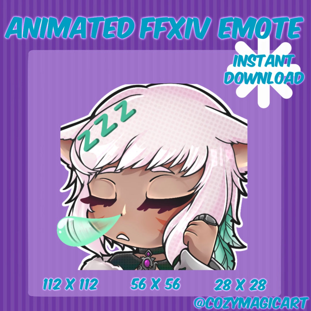 ANIMATED Y'shtola FFXIV Emote | Twitch | Discord | Youtube | Streaming ...