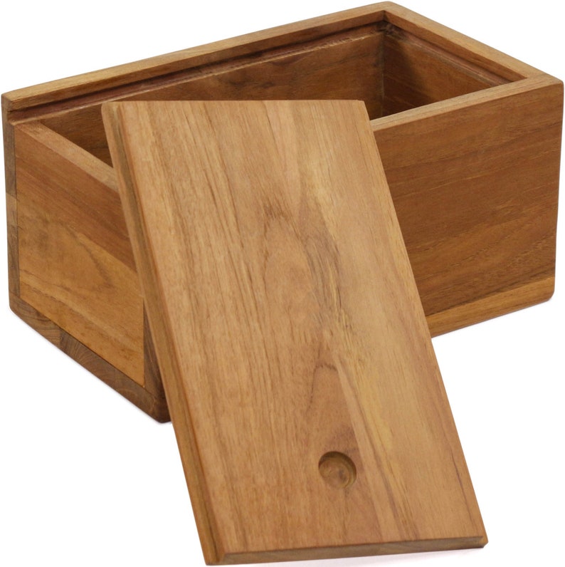 Manada™ Rectangular Teak Tissue Box - Etsy