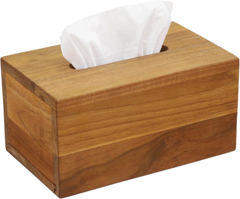 Manada™ Rectangular Teak Tissue Box - Etsy