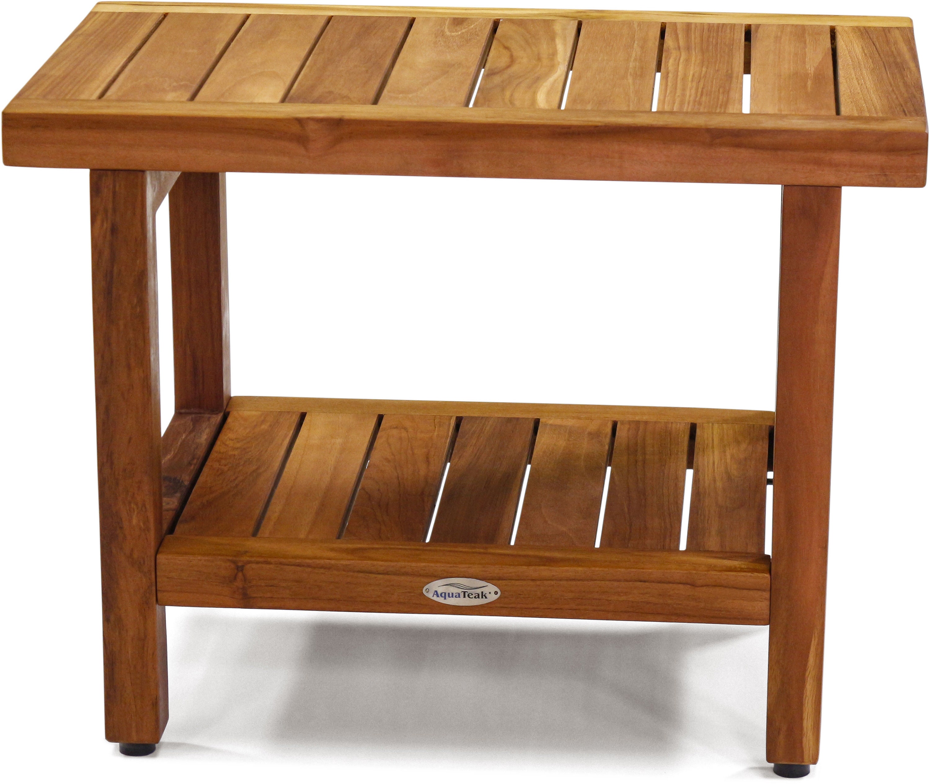 The Original 24 Spa™ Teak Shower Bench with Shelf | Etsy