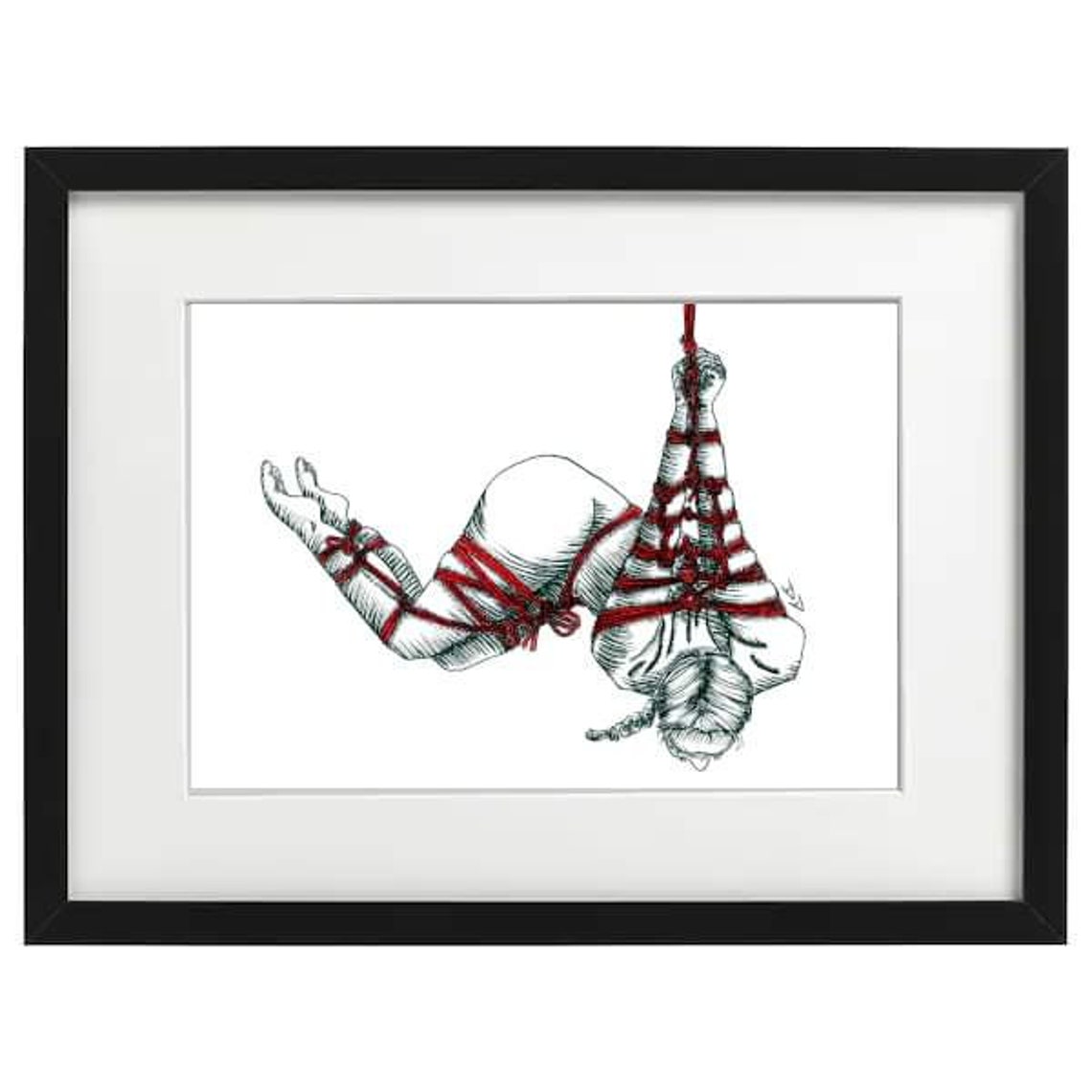 Arm Bind Shibari Art Print LIMITED EDITION A3 A2 - Etsy