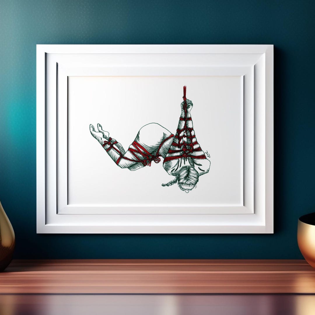 Arm Bind Shibari Art Print *LIMITED EDITION* A4 - Etsy