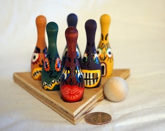 Bowling Pin Art | Etsy