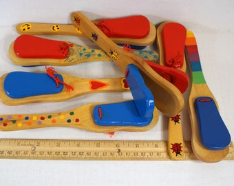 Wooden Clackers - Etsy