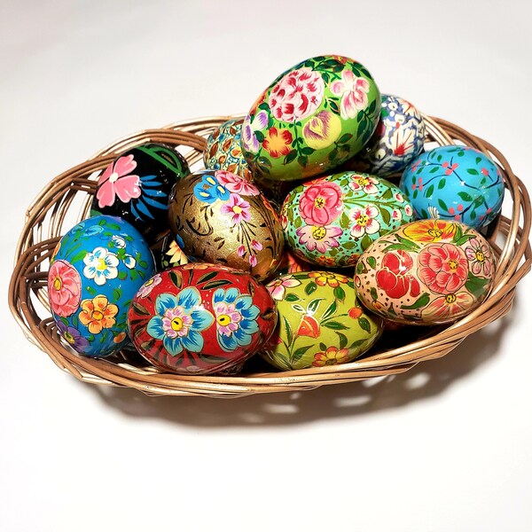 Wooden Easter Eggs - Etsy