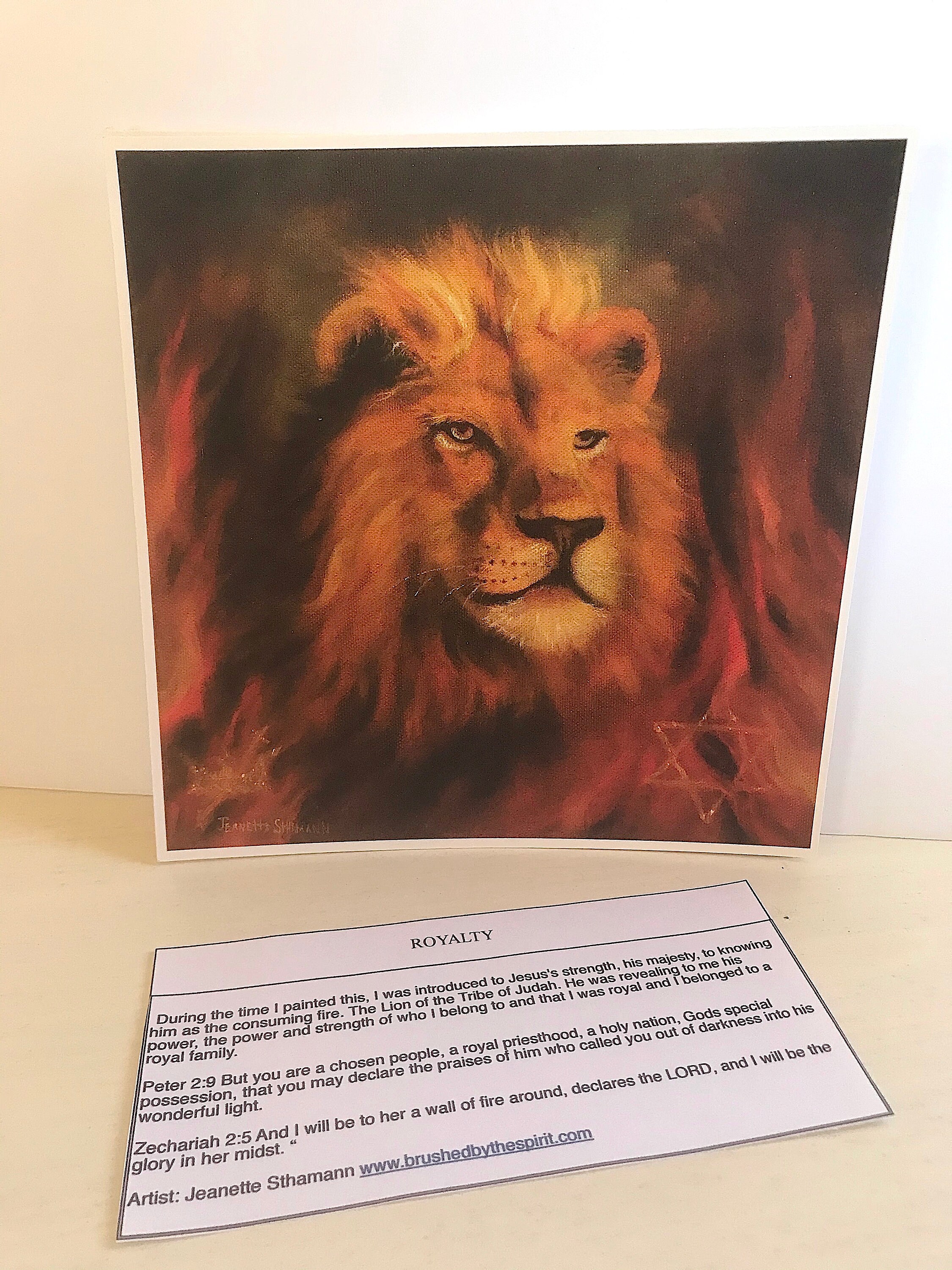 Royalty - Prophetic Art Print - Lion Art - Christian Art - Lion of ...