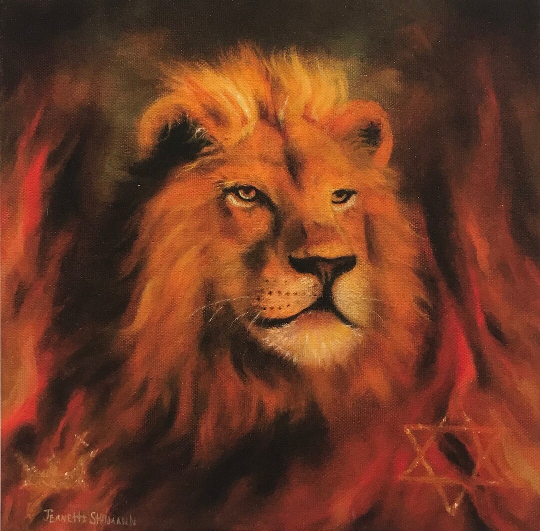 Royalty - Prophetic Art Print - Lion Art - Christian Art - Lion of ...