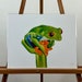 Green Tree Frog 1 Original Art Print - Etsy
