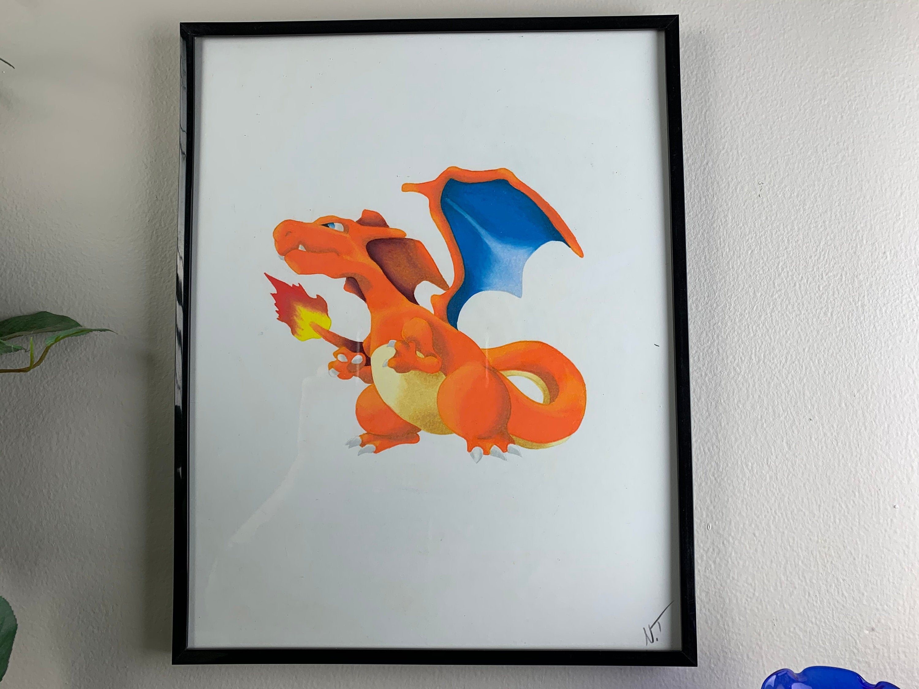 Pokémon Charizard Original Premium Colored Pencil Art Piece - Etsy