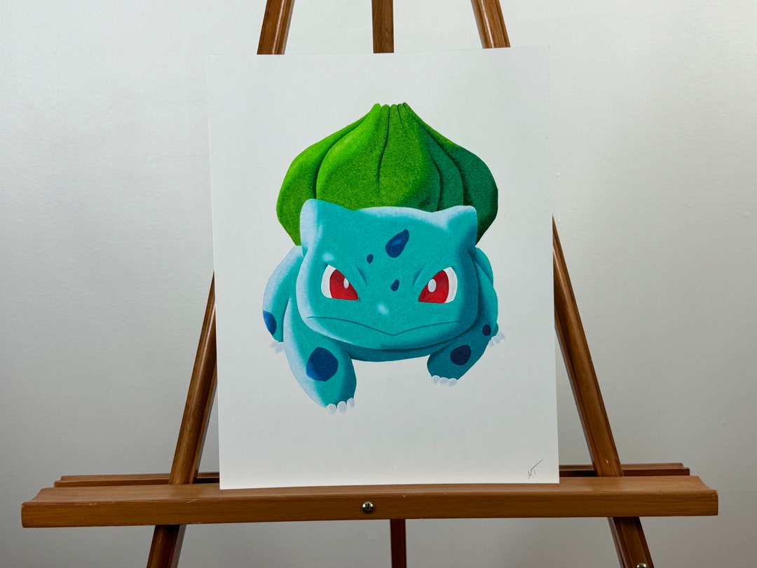 Pokémon Bulbasaur Original Colored Pencil Art Piece - Etsy