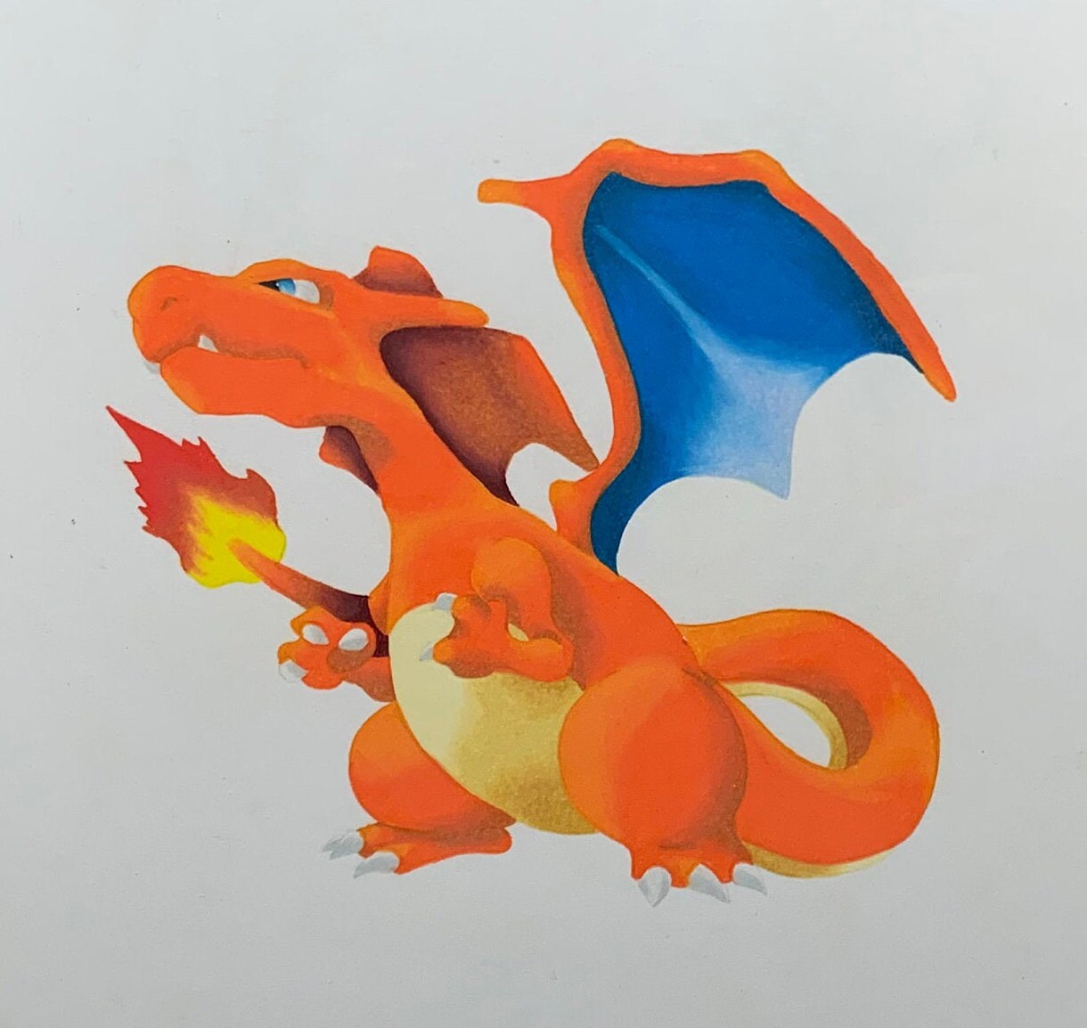 Pokémon Charizard Original Premium Colored Pencil Art Piece - Etsy