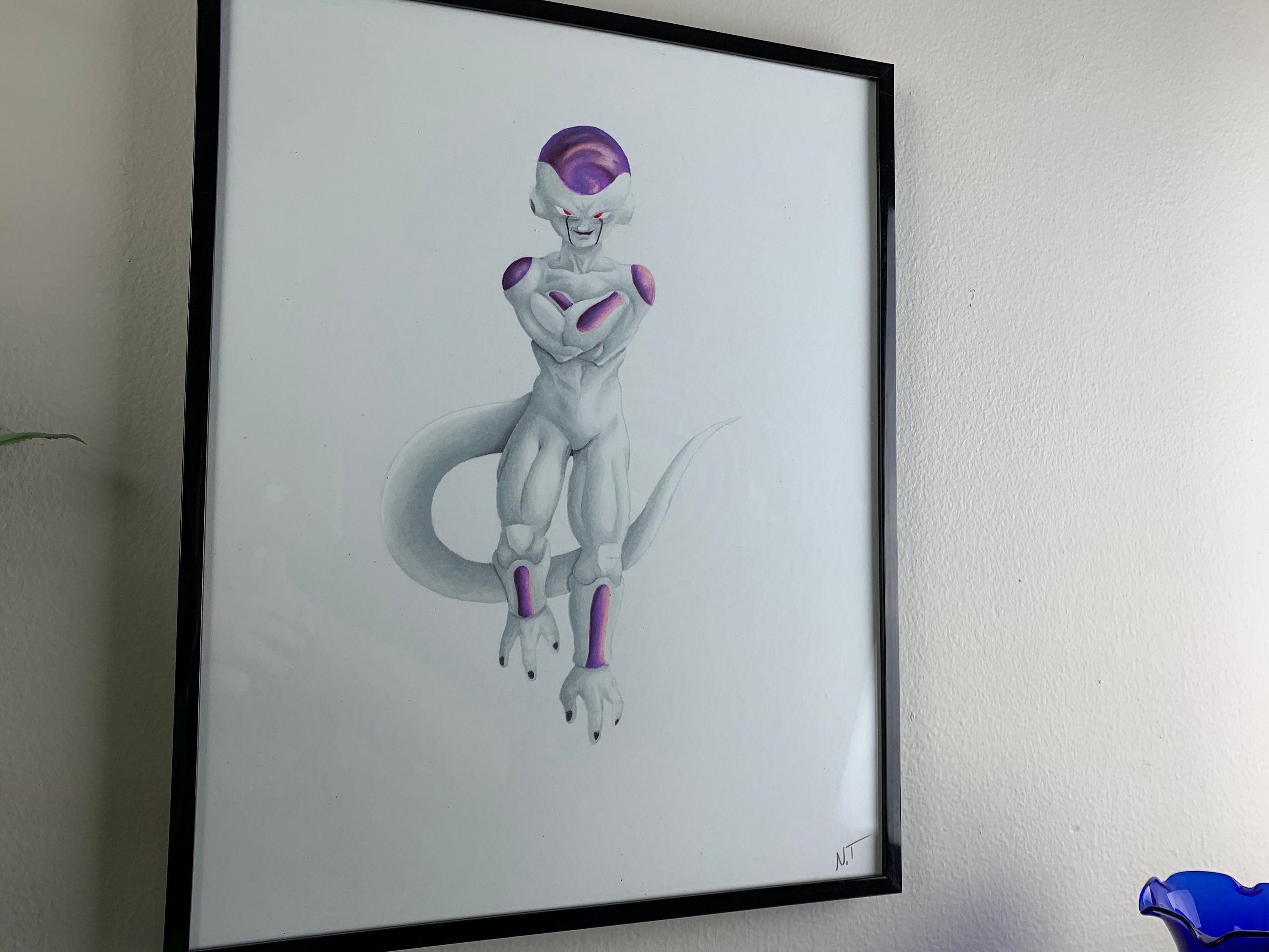 Final Form Frieza Colored Pencil Art - Etsy