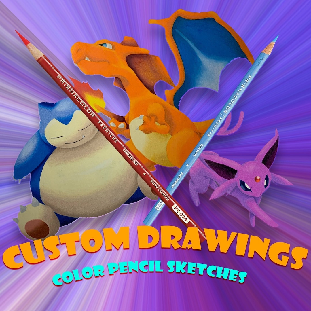 Pokémon Commission Colored Pencil Art! Have Your Favorite Partner Hand ...