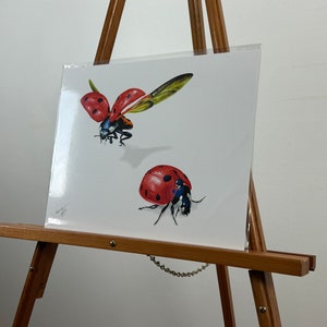 Ladybug Portrait Original Art Print - Etsy
