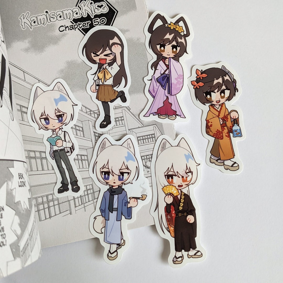 Nanami & Tomoe Outfits Kamisama Hajimemashita Sticker Flake Series - Etsy