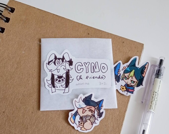 Cyno & Friends tighnari, Collei Genshin Impact Sticker Pack - Etsy