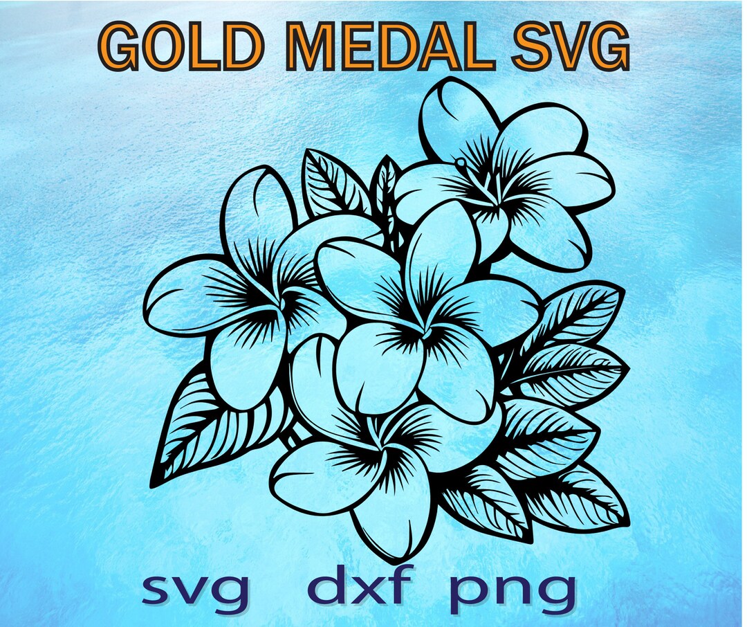 Frangipani Svg, Lei Cut File Svg, Hawaiian Flower Svg, Plumeria Svg ...