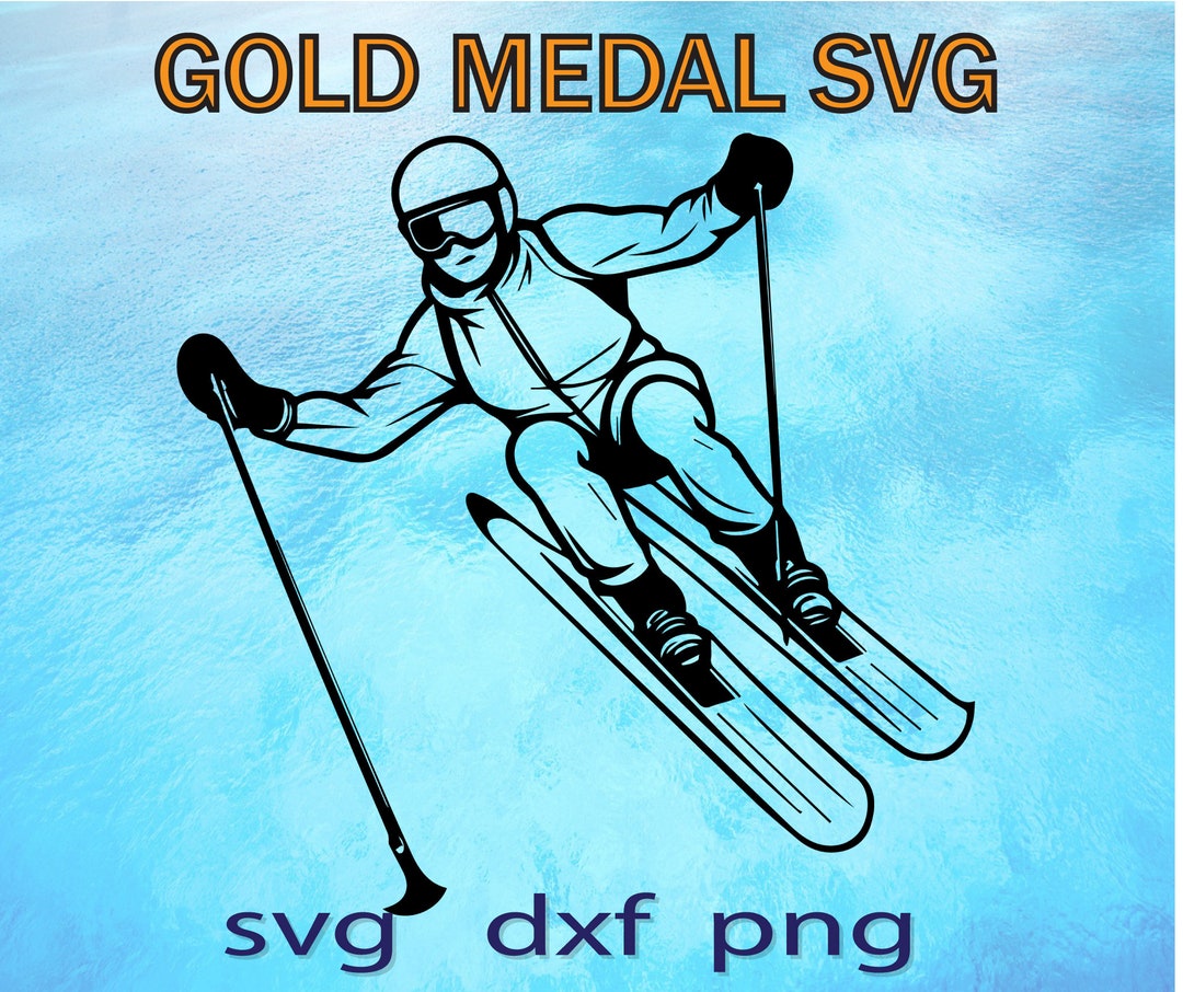 Skiing Svg PNG DXF Winter Sports Svg, Mountain Svg, Snowboard Svg ...