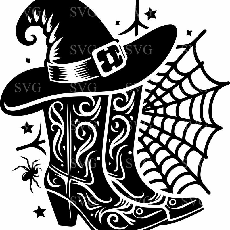 Witch Boots Svg - Etsy