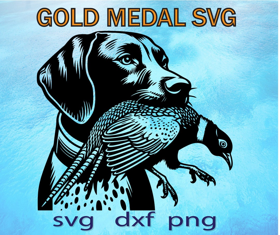 German Pointer Svg Shorthaired Pheasant Hunting Svg Dog Face PNG DXF ...
