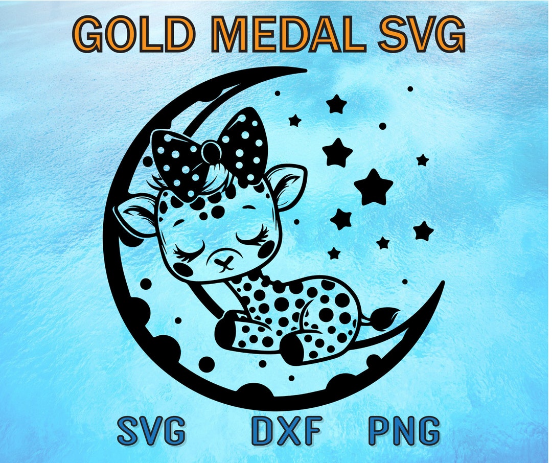 Giraffe Svg, Moon Svg, Star Svg, Baby Svg, Pacifier Svg, Nursery Svg ...