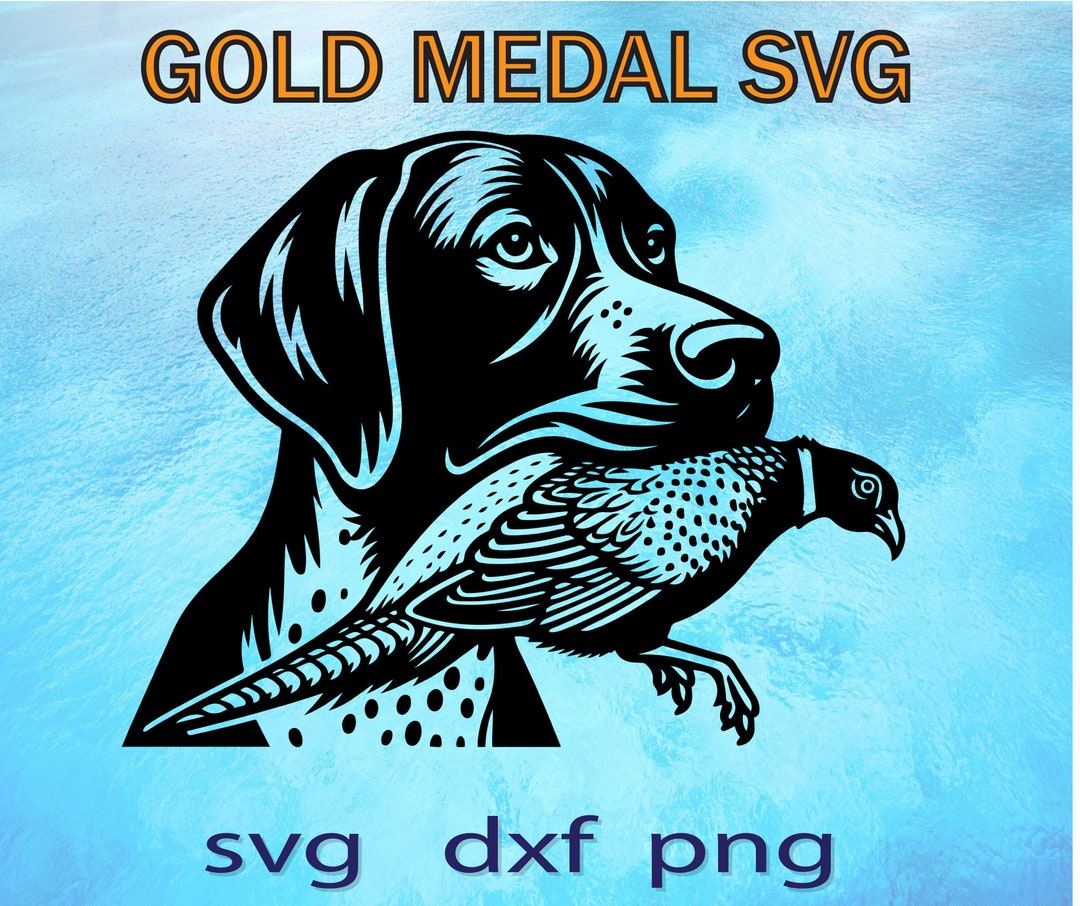 Hunting Dog Svg German Shorthaired Pointer Svg PNG DXF Glowforge ...