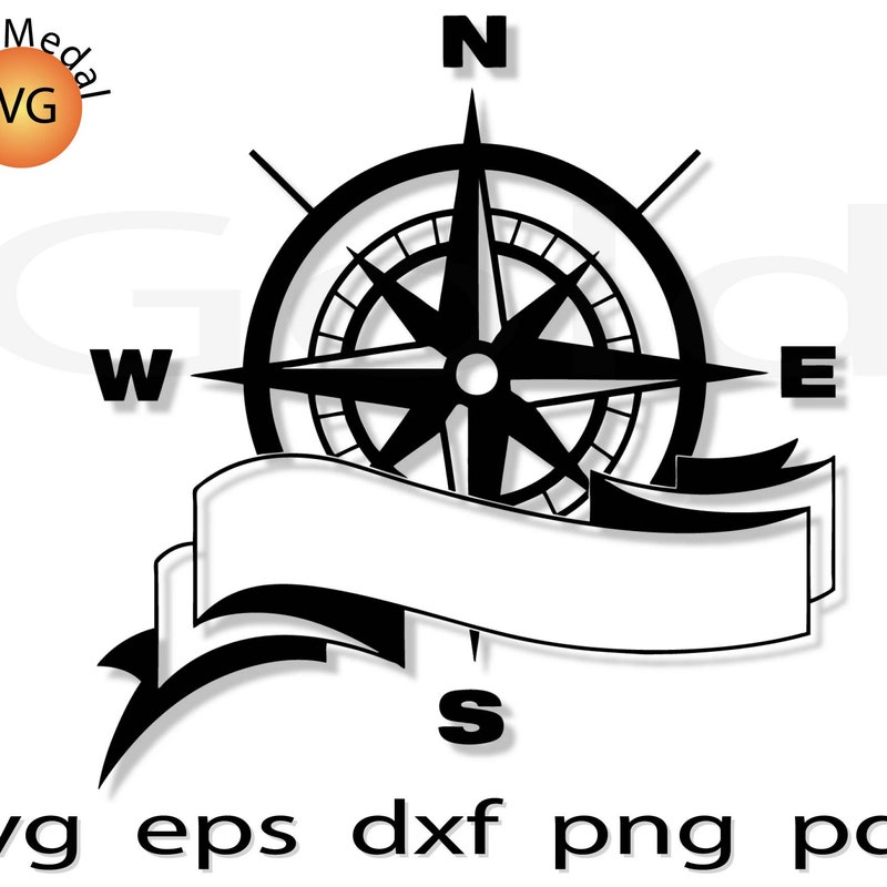 Compass Logo Design - Etsy