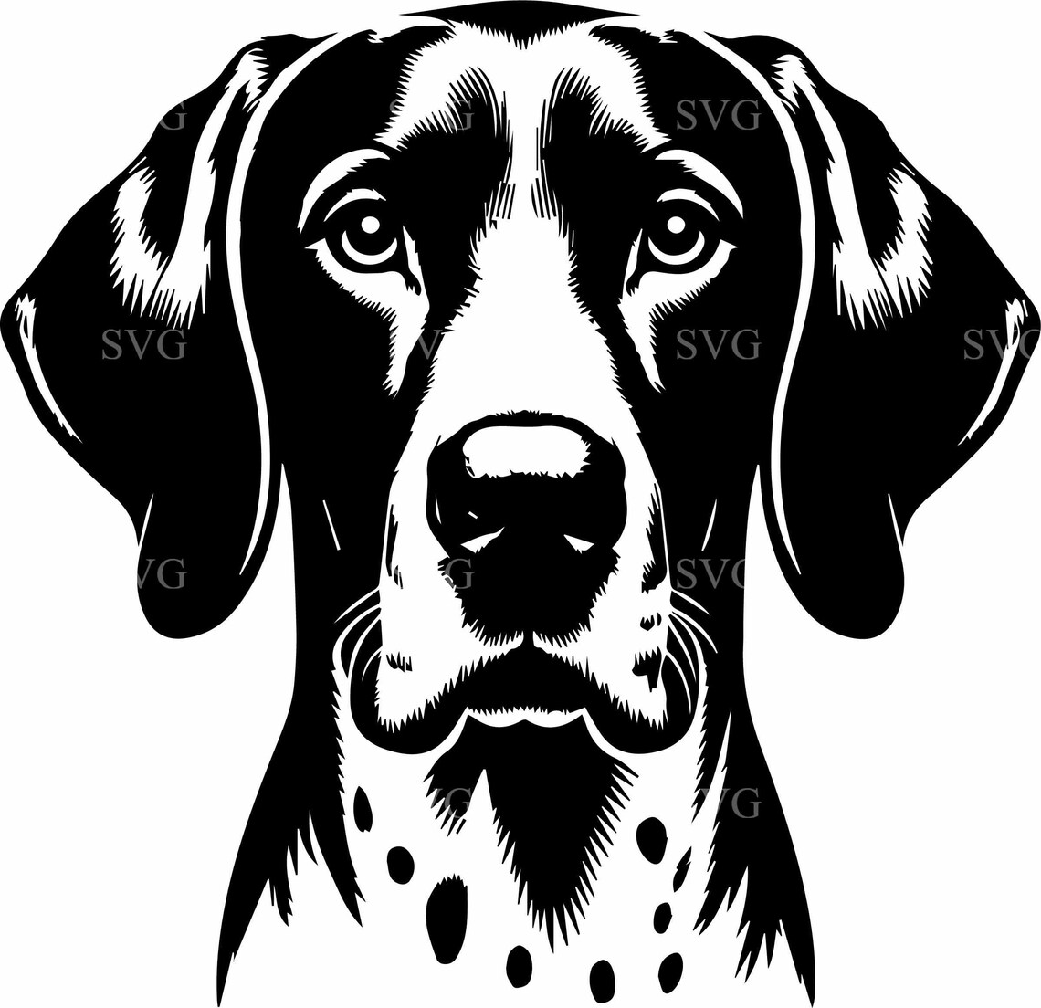 Pointer Dog SVG, 4 Detailed Hunting Dog Silhouette Cut File, Outdoor ...