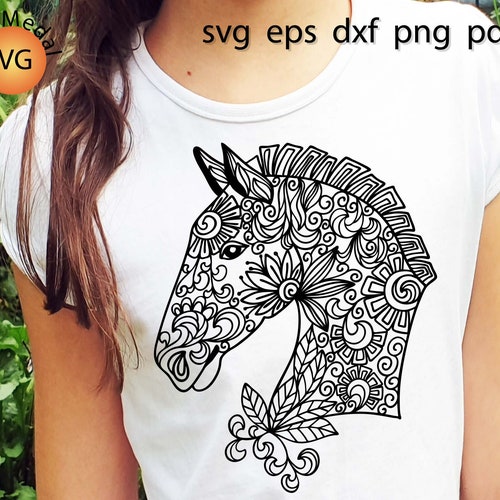 Horse Mandala Svg Horse Svg Cut File Mandala SVG Horse Svg - Etsy UK