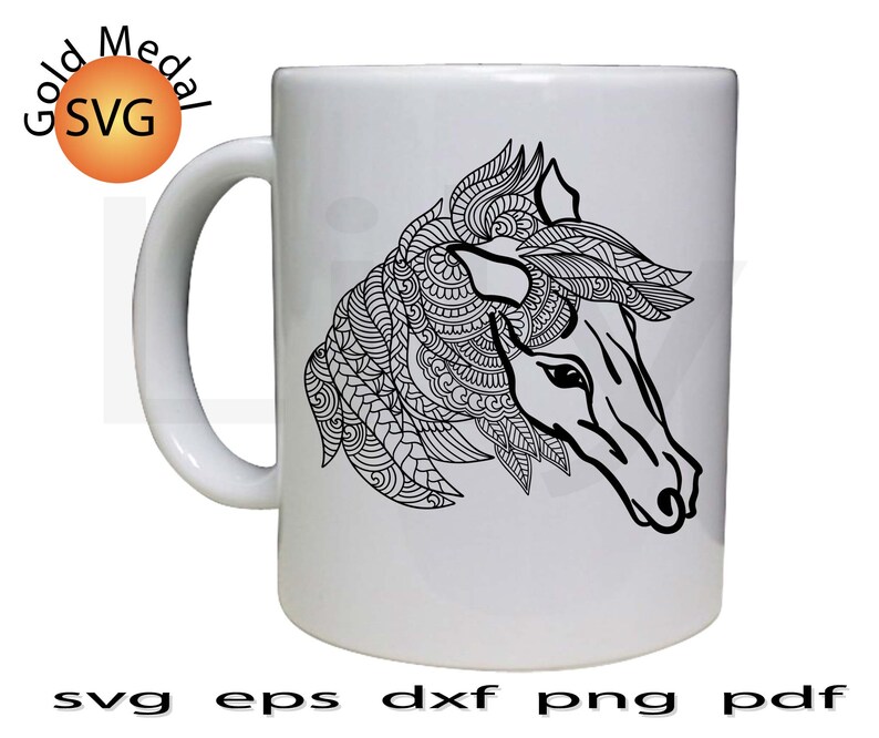 Horse Svg Horse Mandala Svg Horse Svg Files Animal Mandala - Etsy Canada