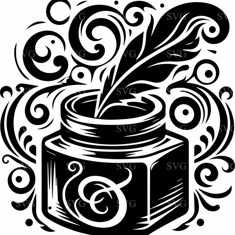 Ink Pot - Etsy