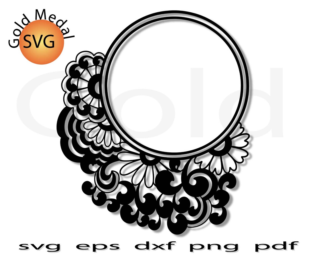 Wire Frame Svg Floral Frame Svg Monogram Frame Svg Flower - Etsy Ireland