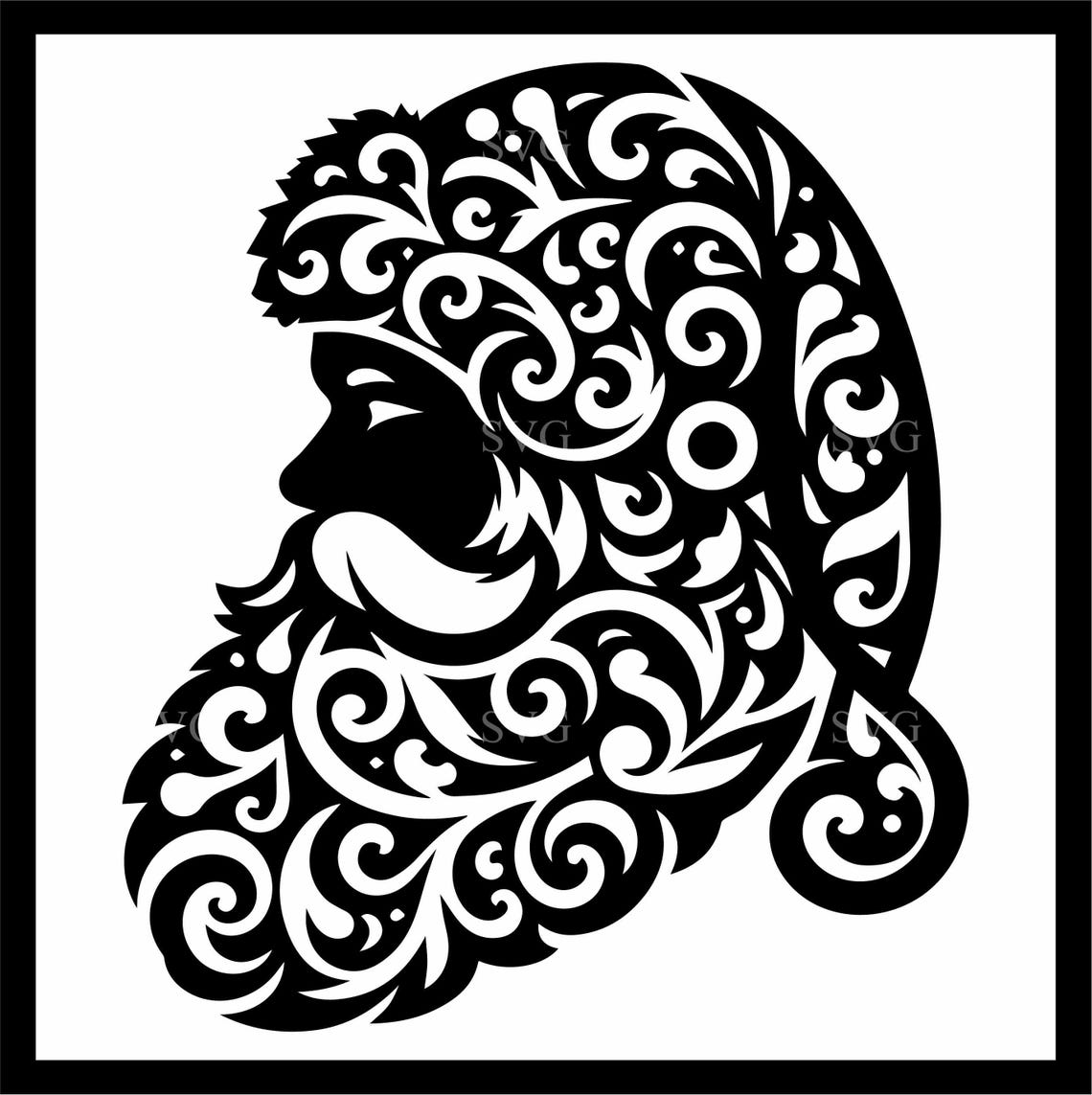 8 Christmas Cut File – Santa Claus SVG for Cricut – Jolly Holiday ...
