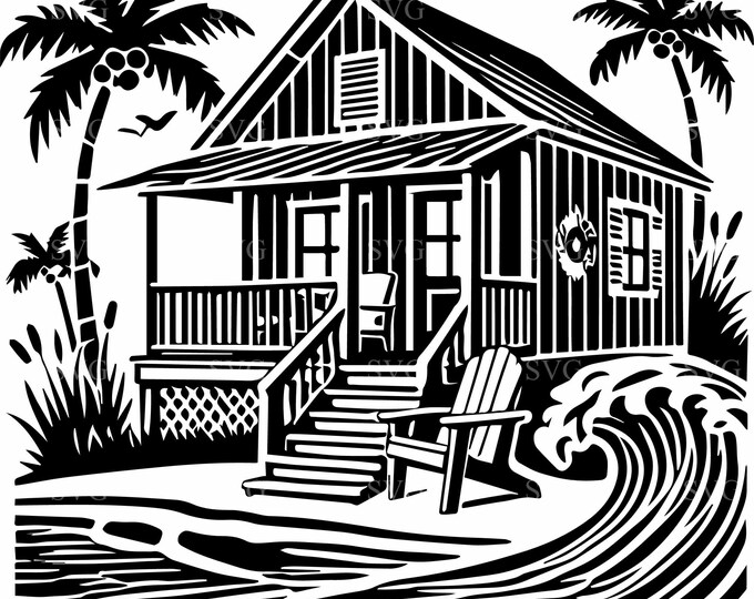 Cozy Beach House/cottage SVG Digital File Download - Etsy Canada