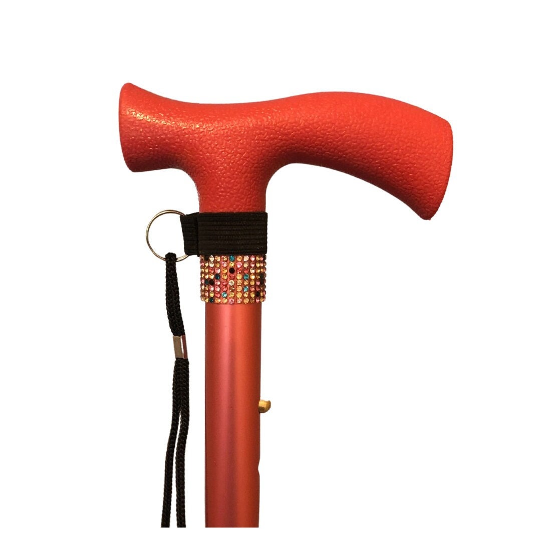 Pink Mosaic Diamond Walking Cane - Etsy