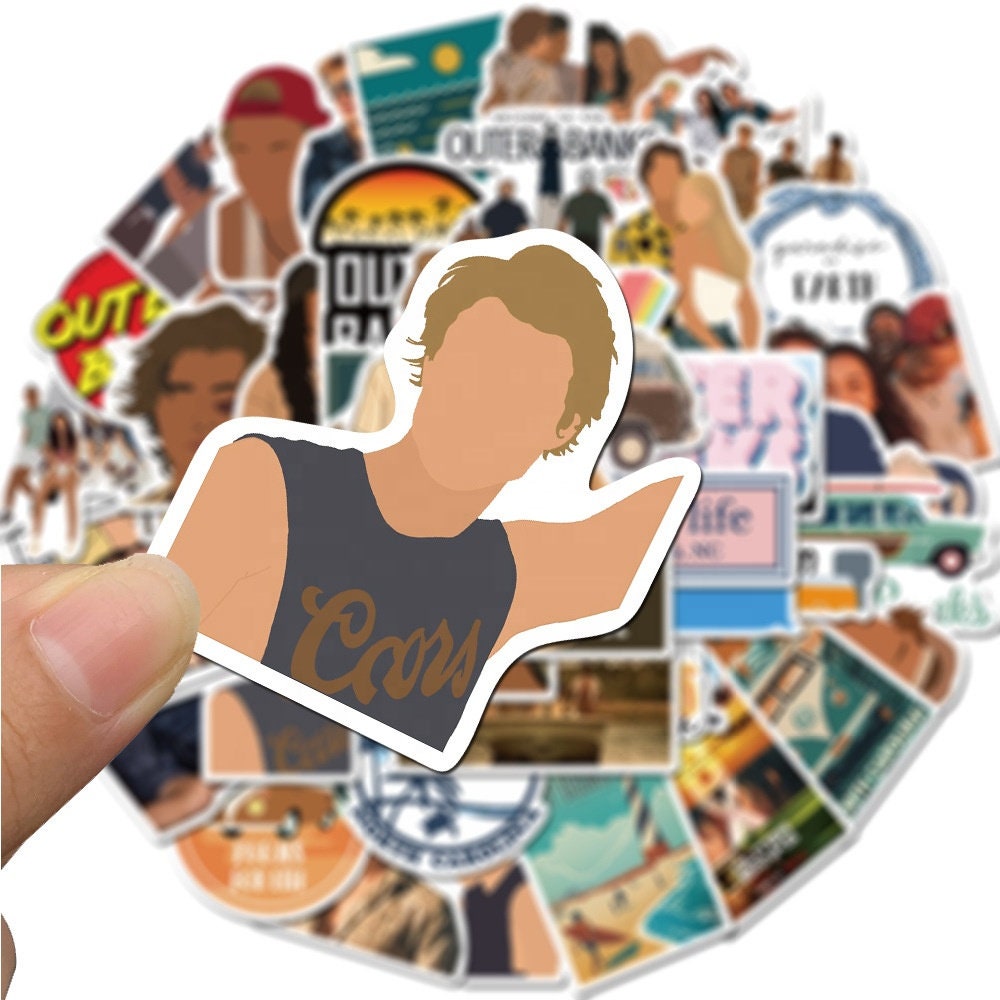 Outerbanks 50 Pack Stickers OBX Sticker Vinyl Stickers | Etsy