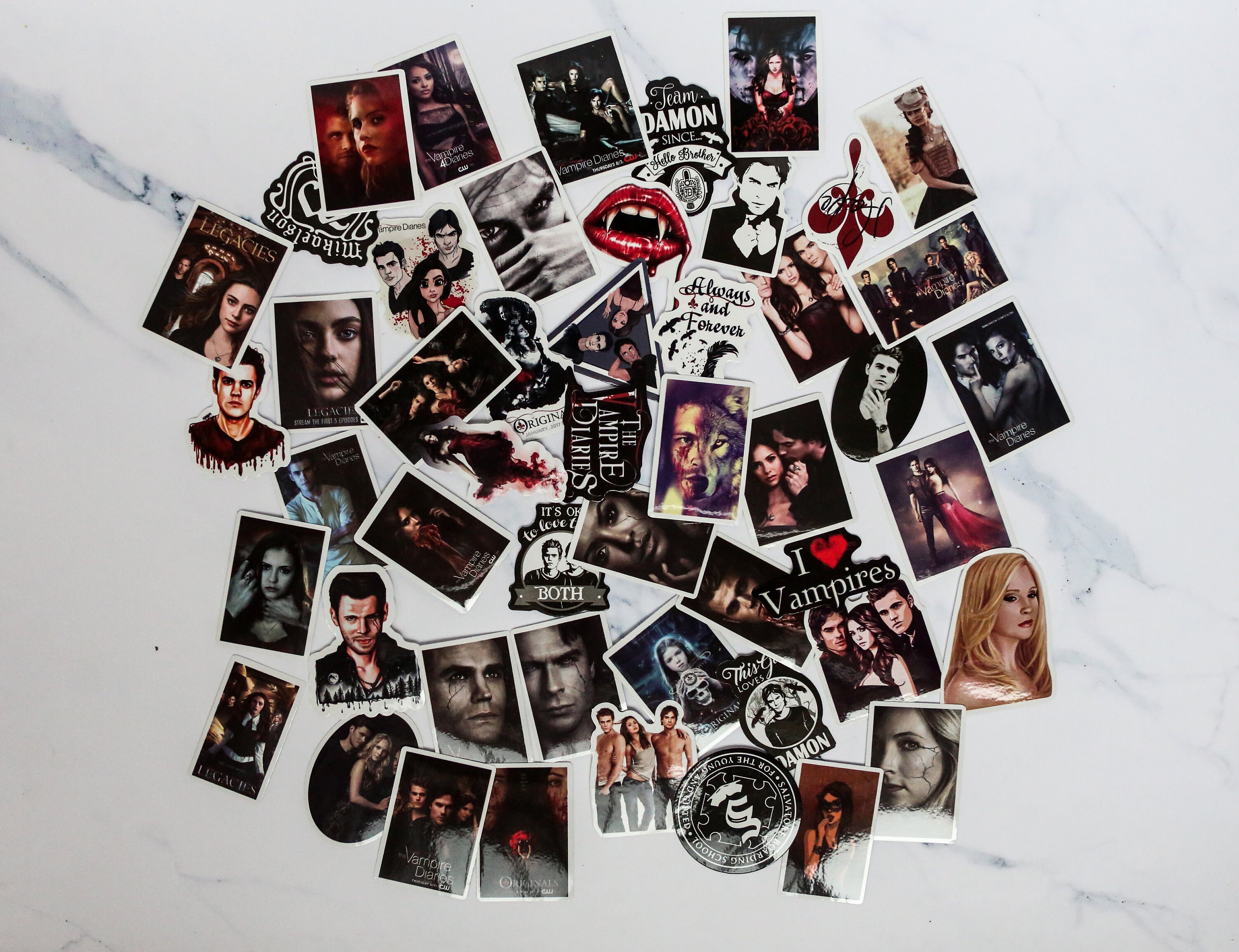 Vampire Diaries 50 Pack Stickers Vinyl Stickers Waterproof | Etsy