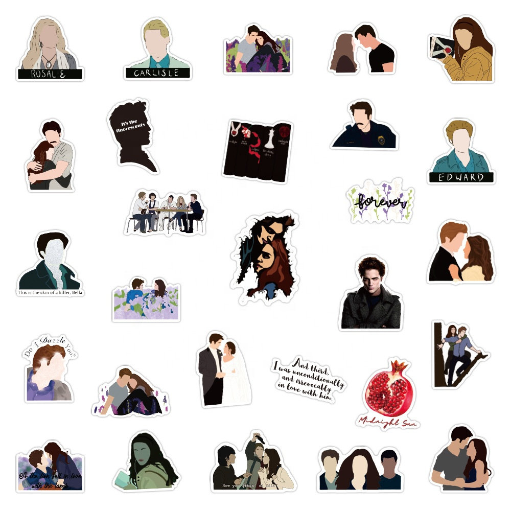 Twilight 50 Pack Stickers Vinyl Stickers Waterproof | Etsy