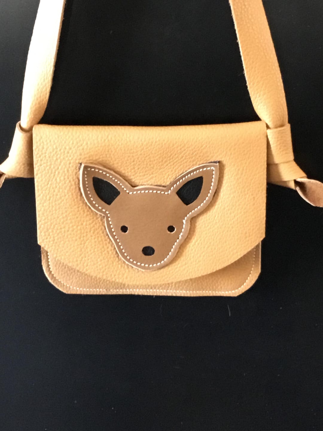 Leather Toddler Purse With Dog Head - Etsy