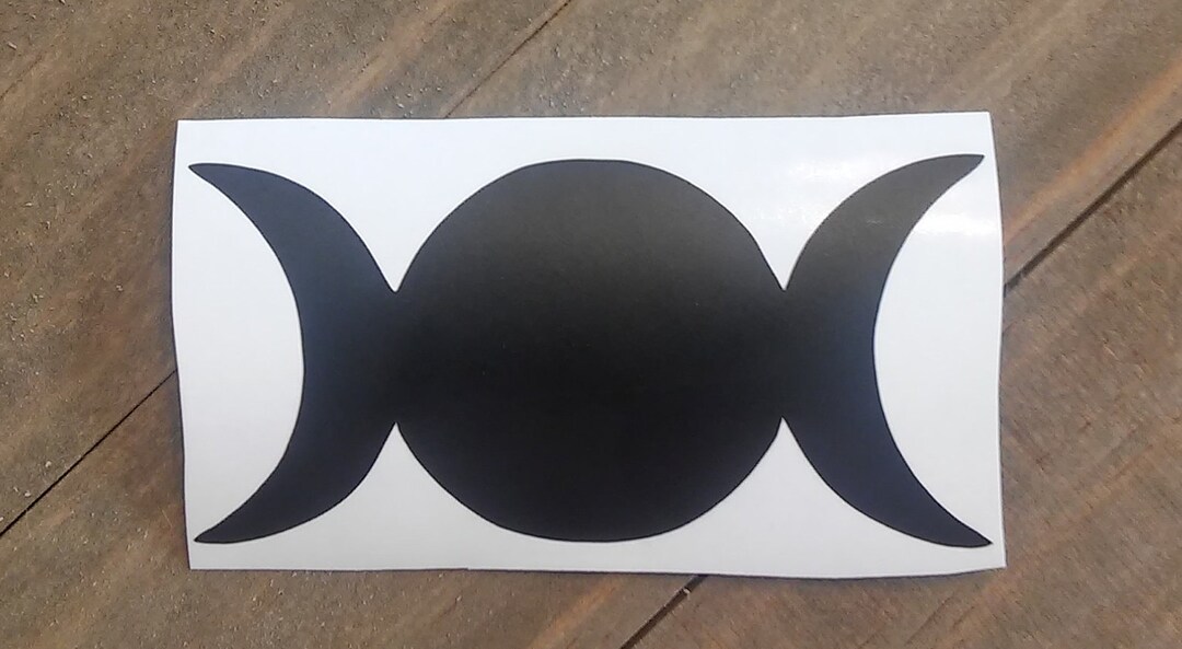 Vinyl Decal Triple Moon Goddess Sticker-multiple Sizes and Colors ...