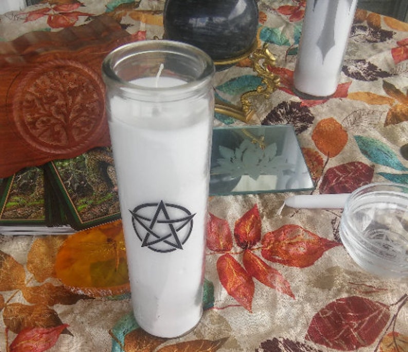 Prayer Candle Pentagram, Ritual Candle Prayer Candle for Ritual ...