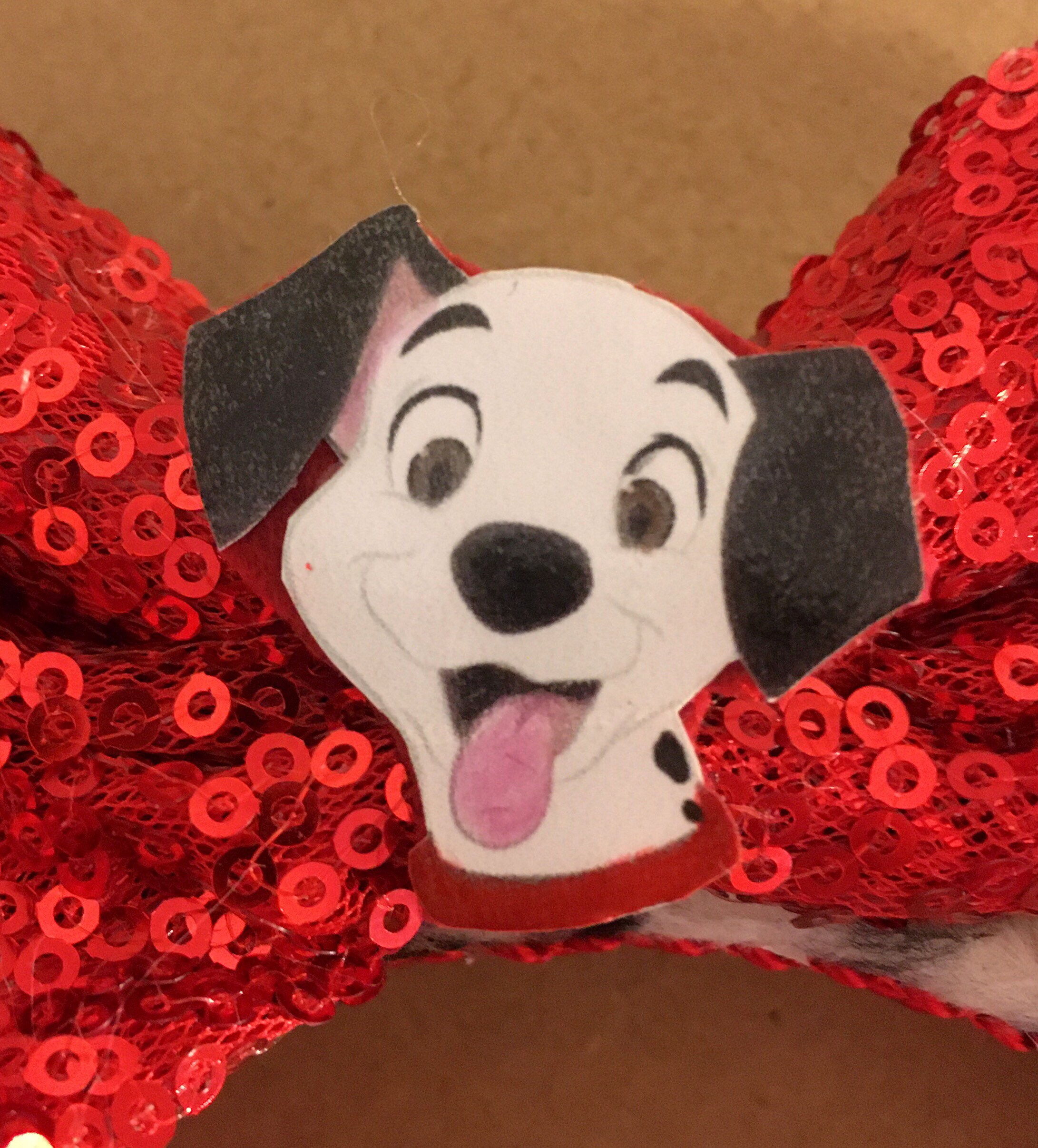 101 Dalmatians Disney Ears Headband Red Dalmatians Lucky | Etsy
