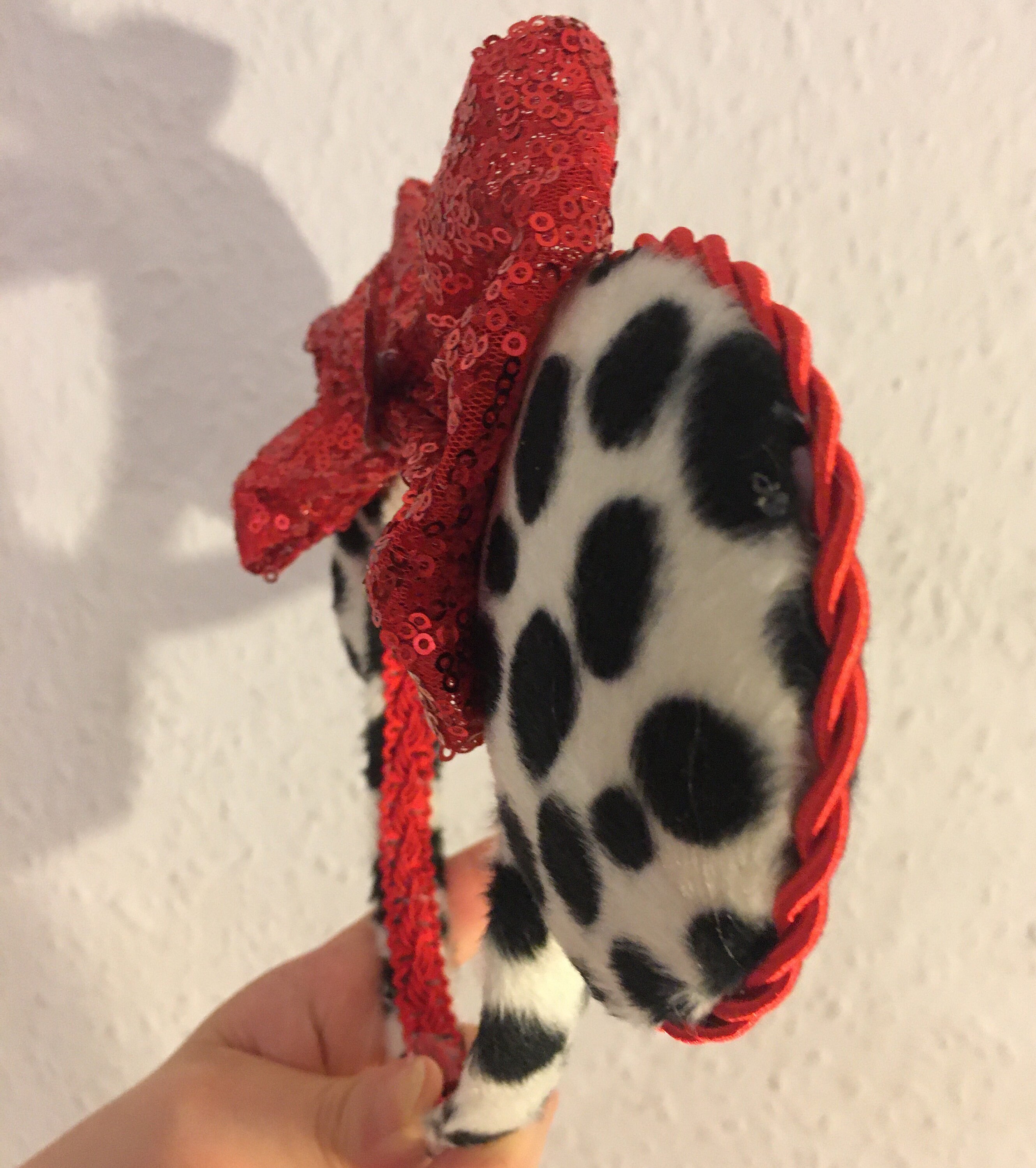 101 Dalmatians Disney Ears Headband Red Dalmatians Lucky | Etsy
